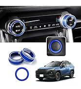 Amazon | Temiry rav4 50系 エアコンダイヤルカバー rav4 内装パーツ アルミ合金 エンジンスタートリング rav4 カスタムパーツ ダイヤルカバー rav4 カー ...