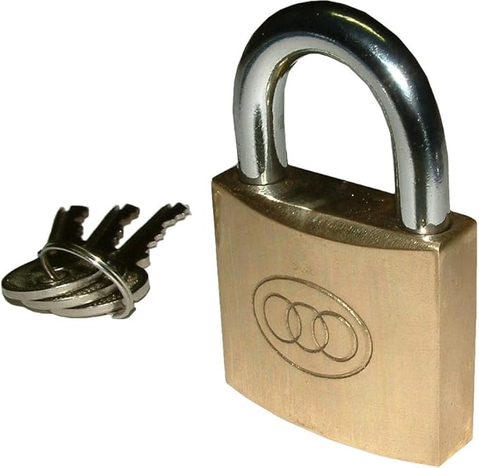 Moto-Quip Tri Circle Standard Padlock, 32 mm Size : Amazon.co.za: DIY ...