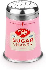 Tala Pink Sugar Shaker – Durable Metal Shaker for Cakes, Coffees, and ...