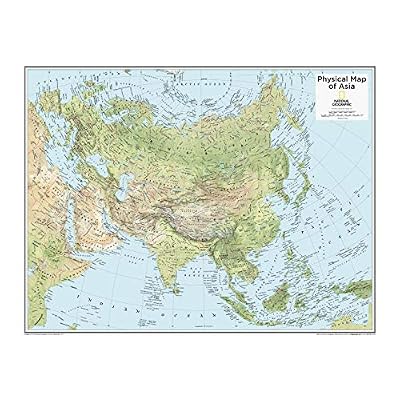 National Geographic Asia Physical Wall Map - 28x22 - Philippines | Ubuy