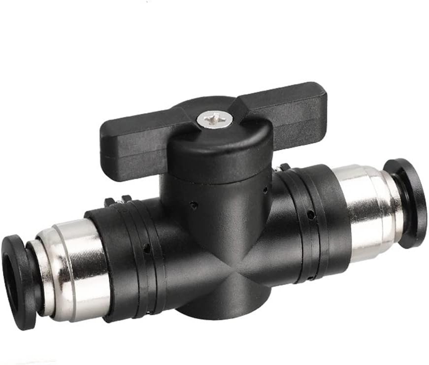 Amazon.com: 1pcs Air Flow Control Valve, Push to Connect Fitting Union ...