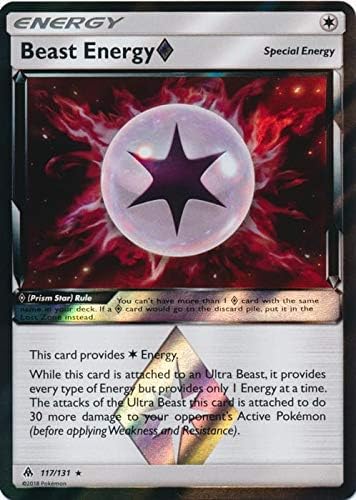 Amazon.com: Beast Energy Prism Star - 117/131 - Holo Rare ...