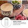 Amazon.com: DOITOOL Glass Storage Jars with Lid, 4-Tier Stackable ...