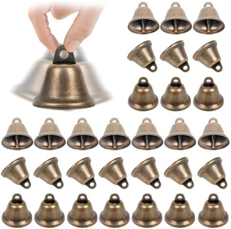 4 Pcs Antique Vintage Jingle Brass Hanging Bells for Home Decorations ...