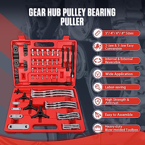 Snapklik.com : Gear Hub Pulley Puller Bearing Separator 2 & 3 Jaw 3 4 6 ...