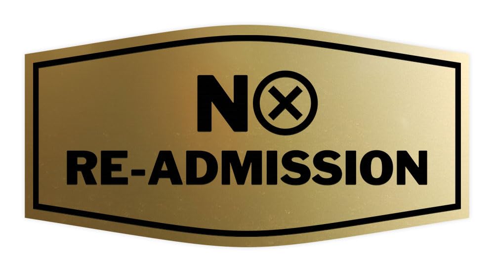 No Admission Sign