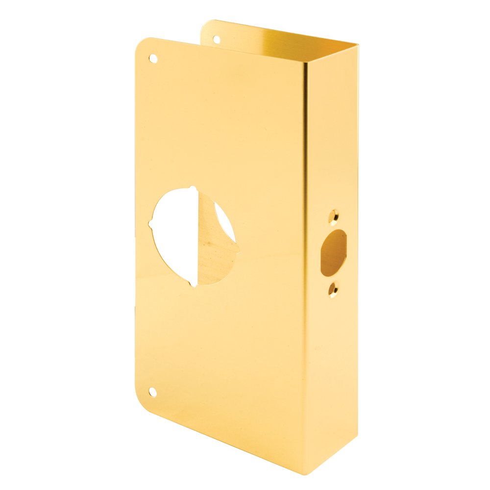 Prime-Line U 9550 Brass Lock and Door Reinforcement Plate for 1-3/4 In ...