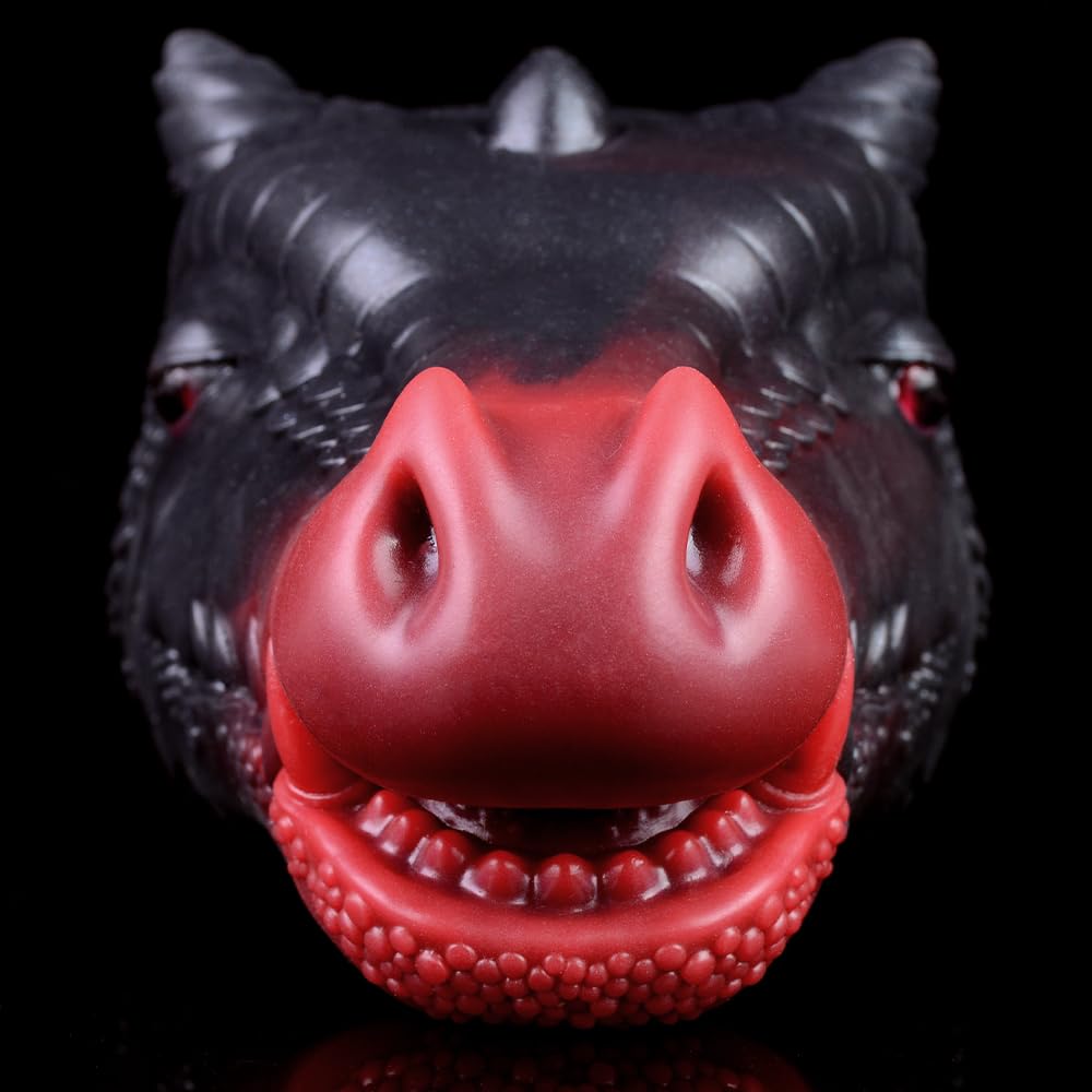 Amazon.com: Male Masturbators Red Dragon Head Oral Sex Deep Throat Blow ...