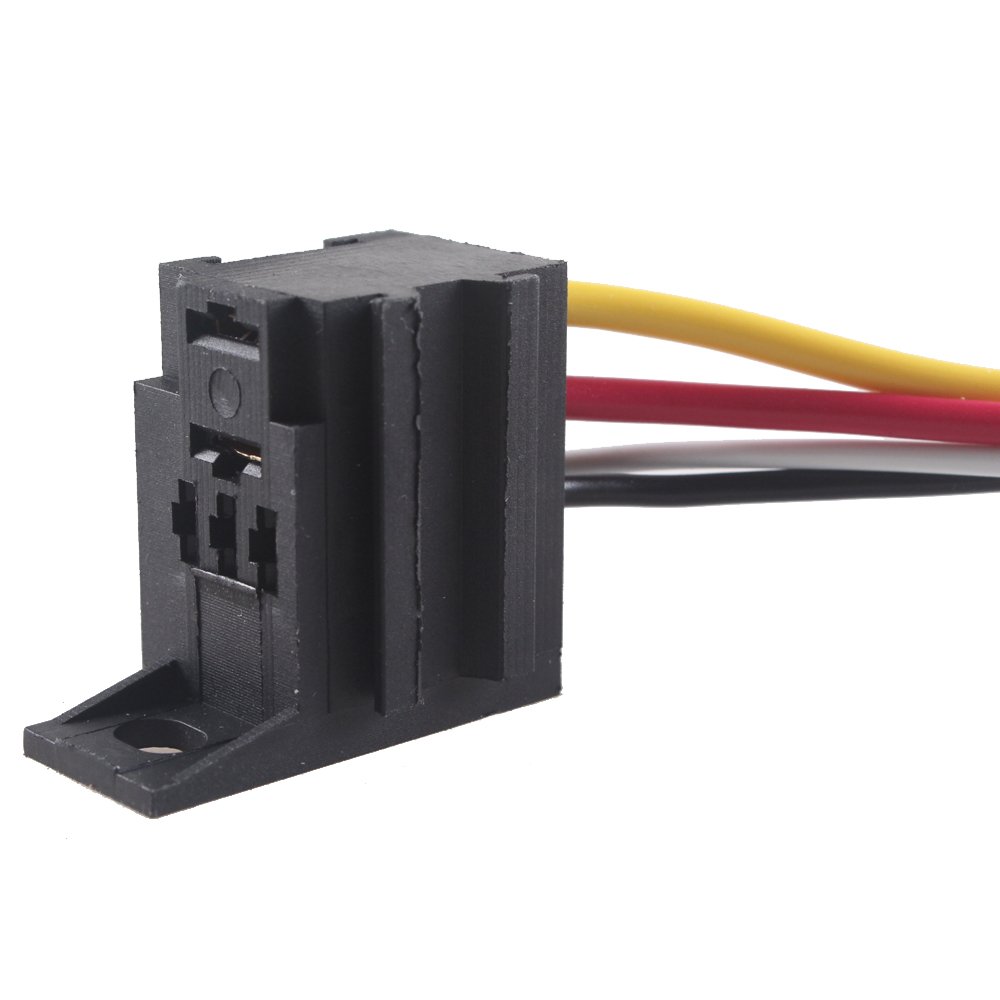 Snapklik.com : Heavy Duty Car Automotive Relay 12V 30A SPST 4pin Socket ...