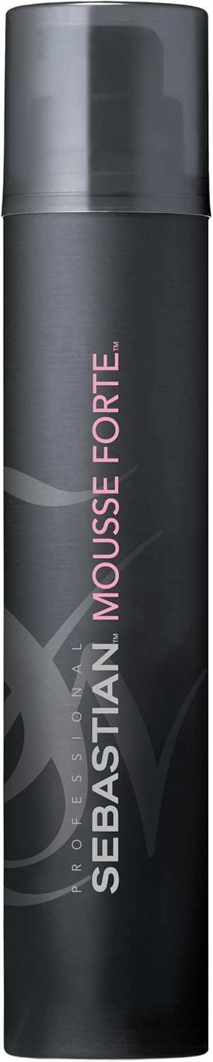 Sebastian Professional Mousse Forte Styling Mousse, Anti Frizz, Strong ...