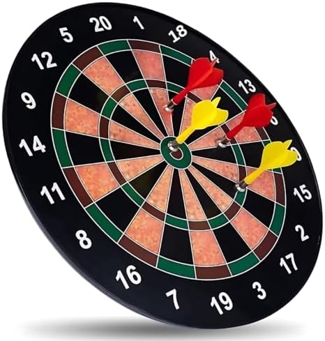 Buy Storio Premium Magnetic Dart Board with 4 Darts - Fun Indoor and ...