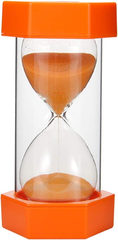 Tink n Stink Large Sand Timer 10 Minute Orange Hourglass with Robust ...