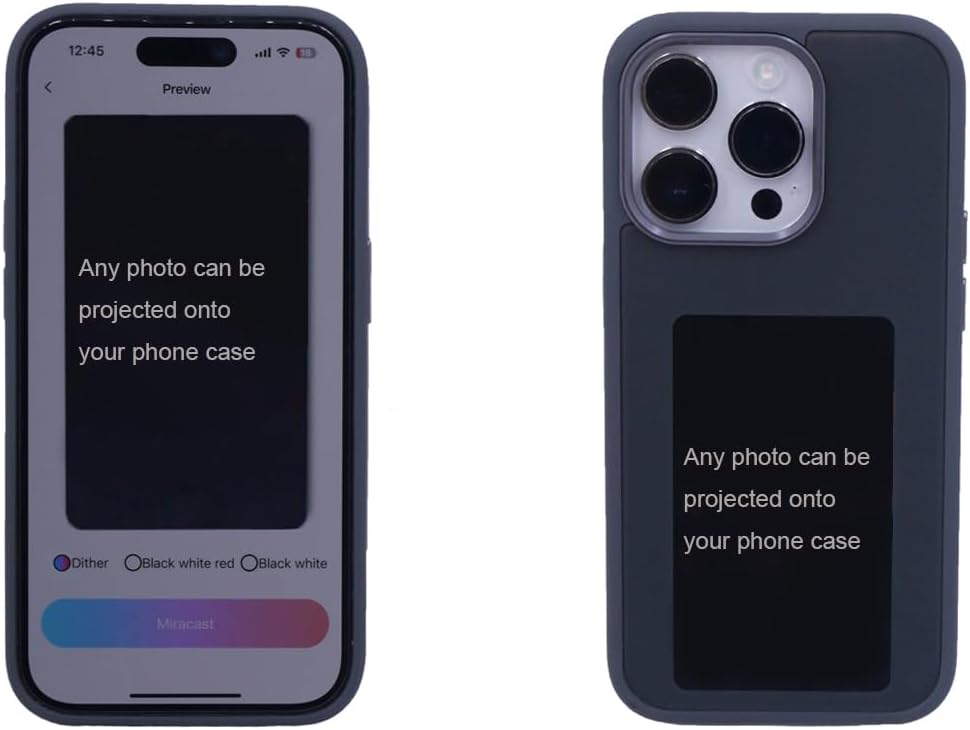 Amazon.com: Upgraded Version Ink Screen Smart Phone Case Compatible ...