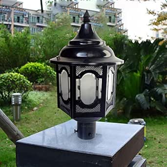 Lyse Decor Metal Decorative Outdoor Gate Light, Gate Lamps. Boundary ...