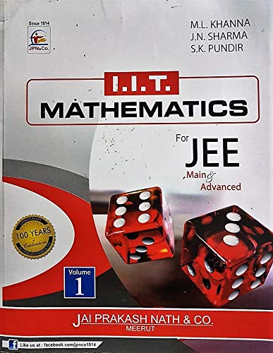 Buy IIT Mathematics for JEE Mains and Advanced: Only Vol 1 Book Online ...