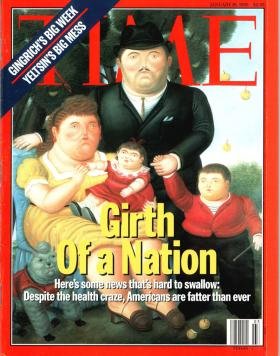 Time Magazine January 16 1995 Girth of a Nation Americans are Fatter ...