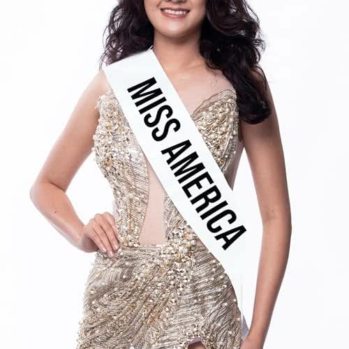 Amazon.com: Custom Pageant Satin Sash | Personalized Prom Sash ...