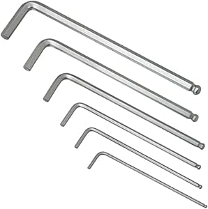 Amazon.co.jp: TMC Ball Point Hex Key 6 Piece Set No. 297 : DIY, Tools ...