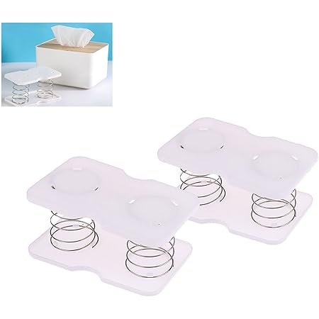 Amazon.com: NentMent 2 Pack Tissue Box Spring Support Pusher Lifter ...