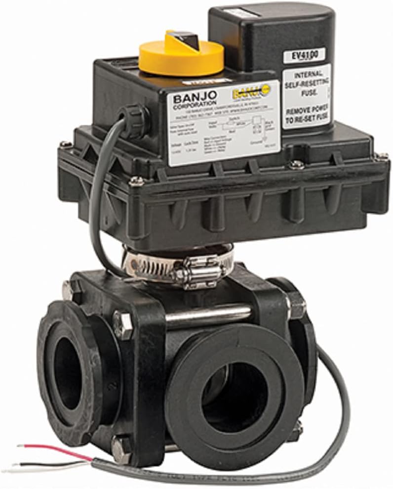 Amazon.com: MEV220SLCF Banjo 2" Poly Full Port Electric Side Load ...