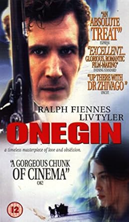 Amazon.com: Onegin [VHS] : Ralph Fiennes, Toby Stephens, Liv Tyler ...
