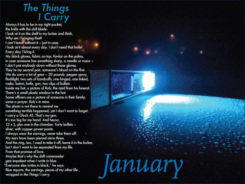 "Police Poetry & Photography Calendar Book 2009, Portland Maine Police ...