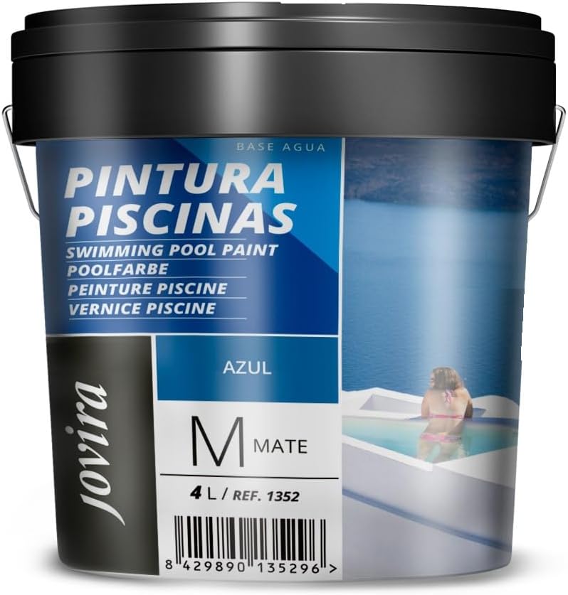 Amazon.com: JOVIRA PINTURAS Water Based Swimming Pool Paint for ...