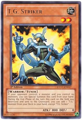Amazon.co.jp: 遊戯王 英語版 EXVC-EN017 T.G. Striker TG ストライカー (レア) 1st ...
