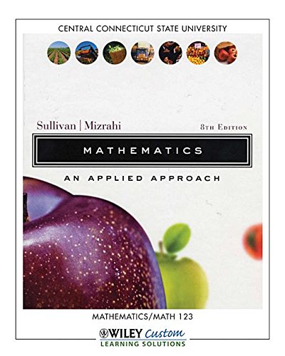 Mathematics Applied...: Michael Sullivan: 9781118148730: Amazon.com: Books