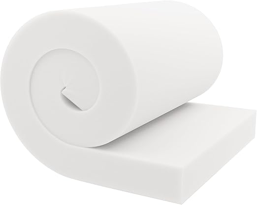 GoTo Foam 4" Height x 24" Width x 72" Length 44ILD (Firm) Upholstery ...