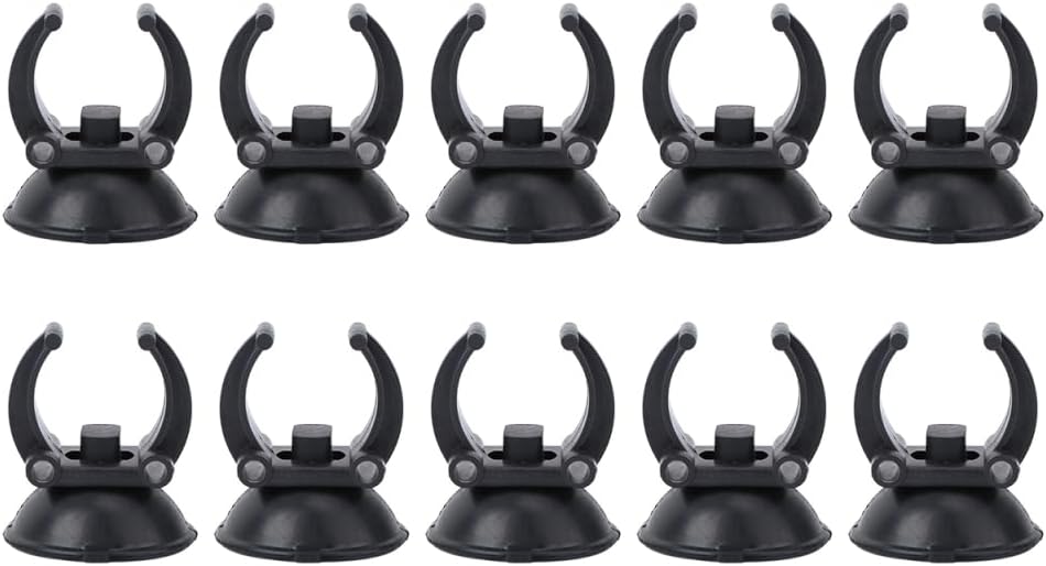 Amazon.com : Homoyoyo 10Pcs Aquarium Suction Cups - Heavy-Duty Black ...