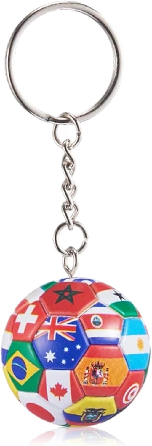 Zorbal World-Cup Football Keyring, World-Cup 2026 Merchandise, Football ...