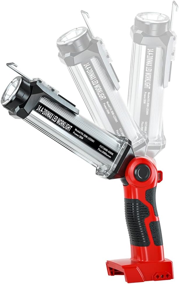Milwaukee M18TLED-0 M18 Plastic LED Torch , Red [Energy Class A+ ...