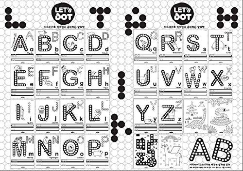 Buy ARTIBABA ABC WORKBOOK for DOT Markers 30 Pages of Alphabet and ...
