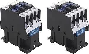 Amazon.com: JCAKES Contactor 2X Power AC.Contactors 1No AC 220V 50/60 ...