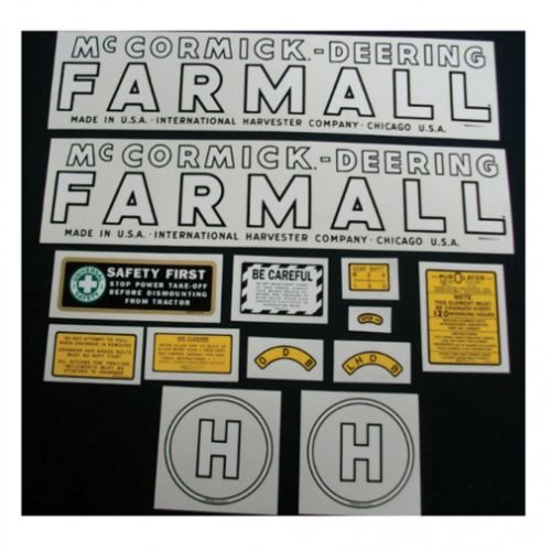 Amazon.com: All States Ag Parts Parts A.S.A.P. H Decal Set McCormick ...