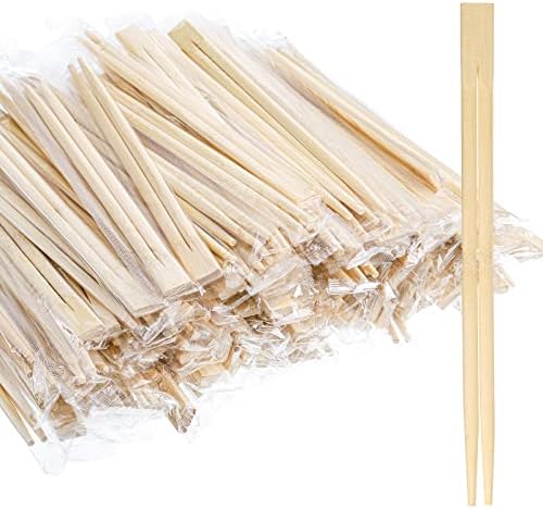 Hiceeden 360 Pairs Disposable Bamboo Chopsticks, Individually Wrapped ...