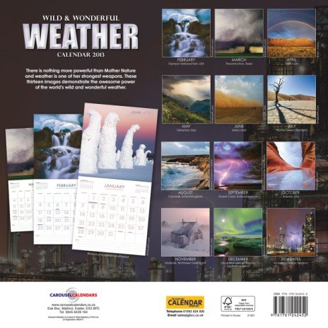 Wild and Wonderful Weather Wall 2013: 9781781242452: Amazon.com: Books