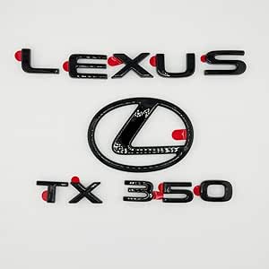Amazon.com: Lexus TX 350 Black Emblems for 2024-2025 Models : Automotive