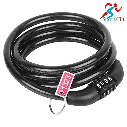 SportsFitt Heavy Duty Number Lock for Cycle Helmet Bike and Luggage ...