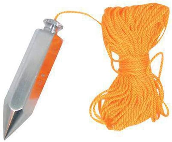 Silverline Plumb Bob & Line 118g (250581), Yellow : Amazon.co.uk: DIY ...