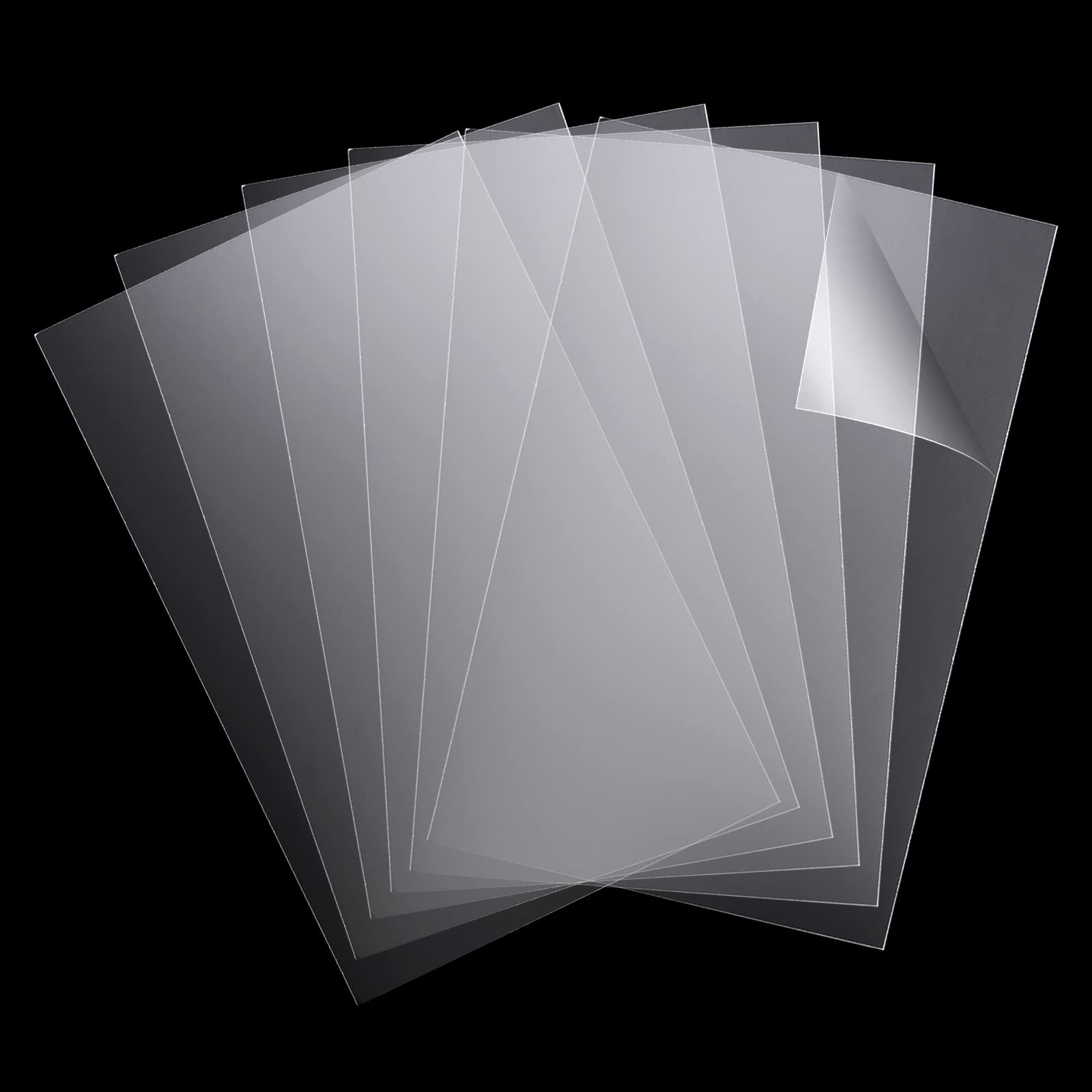 Clear Acrylic Plastic Sheets Transparent Acrylic Glass Sheet, A4, Pack