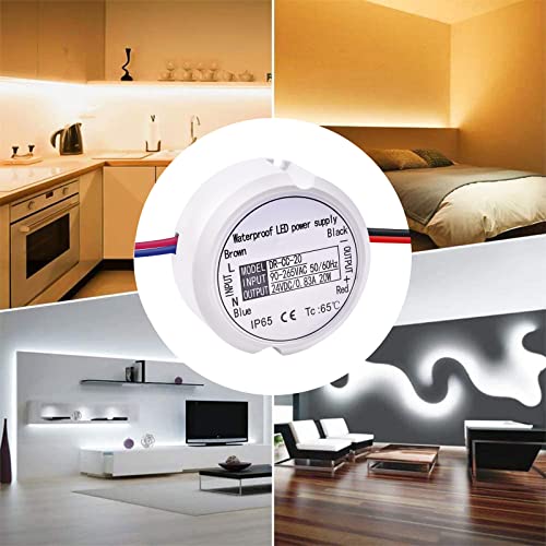 Snapklik.com : 24V 20W LED Power Supply, 4-Pack DC 24 Volt LED Driver ...