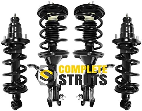 Amazon.com: Front & Rear Quick Complete Struts Assembly with Coil ...