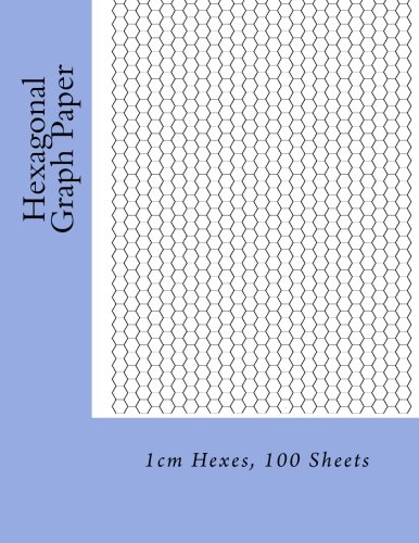 Hexagonal Graph Paper: 1cm Hexes, 100 Sheets: Amazon.co.uk: Fleury ...