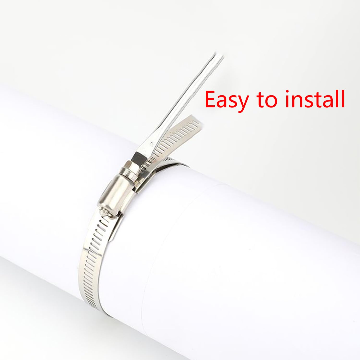P Clamp 50-Piece Stainless Steel Cable Clamp Kit - 5 Sizes For ...