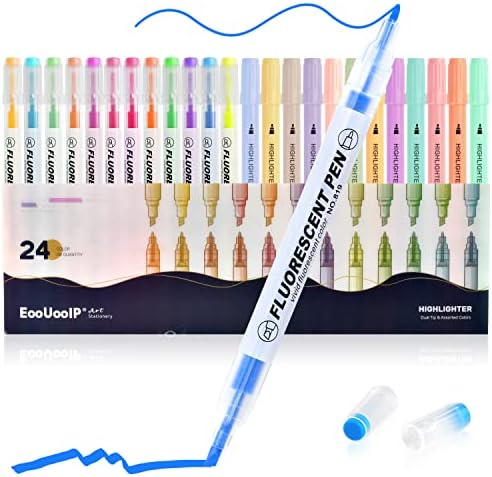 Amazon Basics Highlighters, Pack of 24, Assorted , Bright : Amazon.co ...