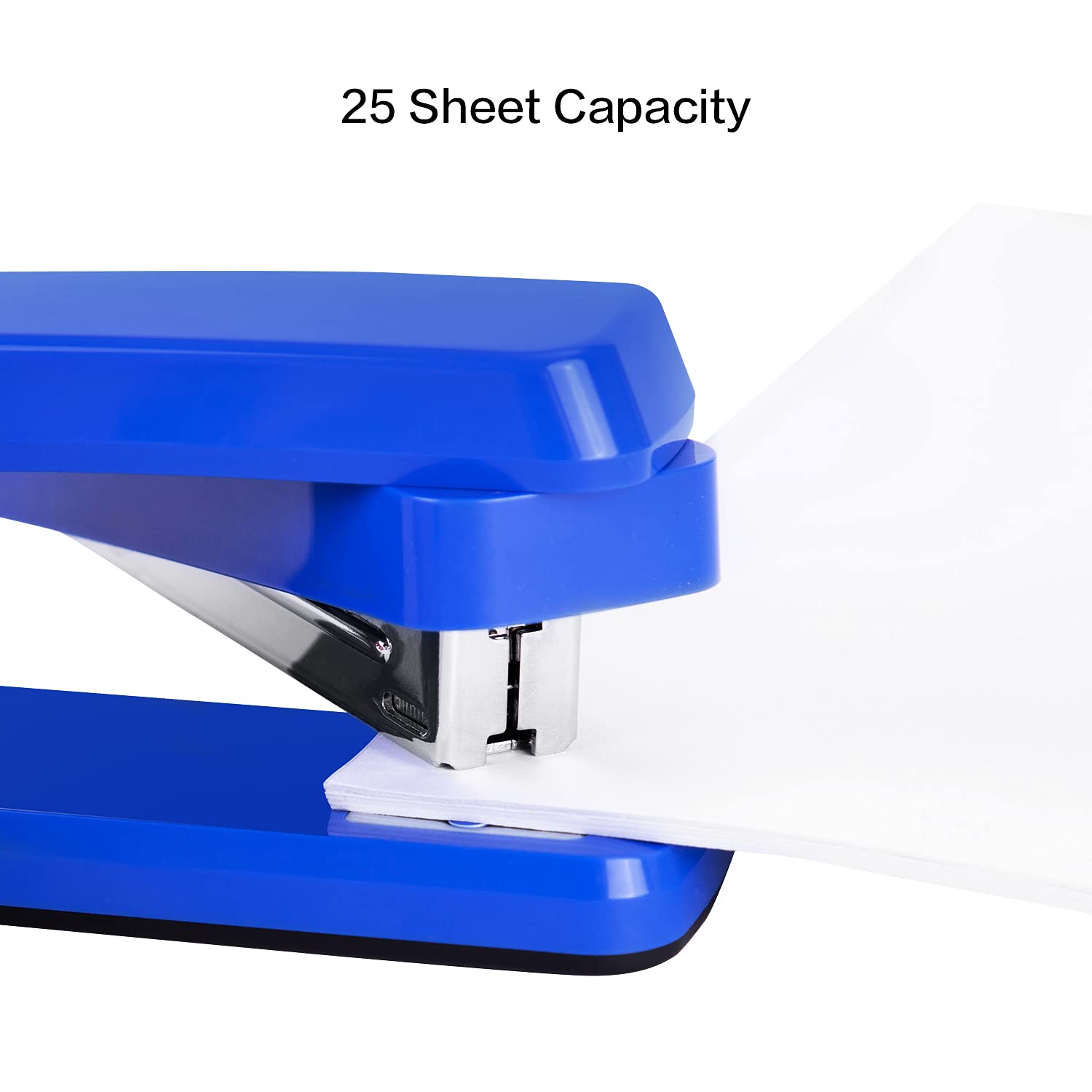 Snapklik.com : Deli Swing-Arm Swivel Stapler, 25 Sheet Capacity, 360 ...