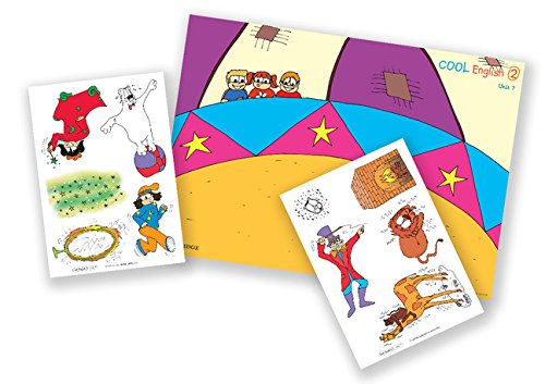 Buy COOL ENGLISH LEVEL 2 : POSTERS WITH REUSEABLE STICKERS Book Online ...