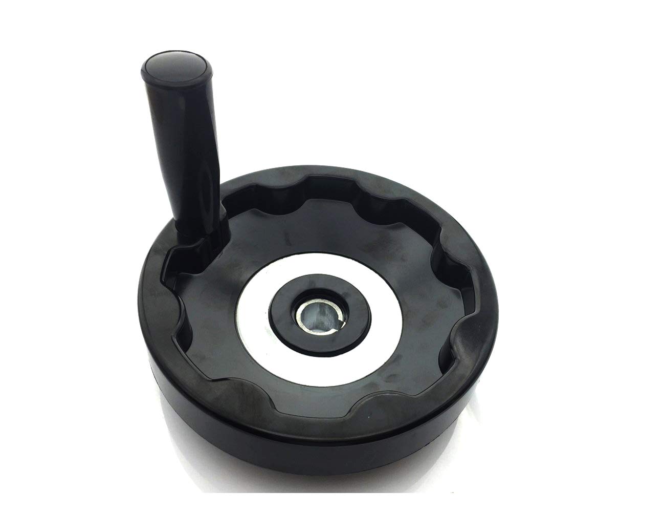 Amazon.com: YXQ 5'' Hand Wheel 12mm Center Hole Ripple Handwheel with ...